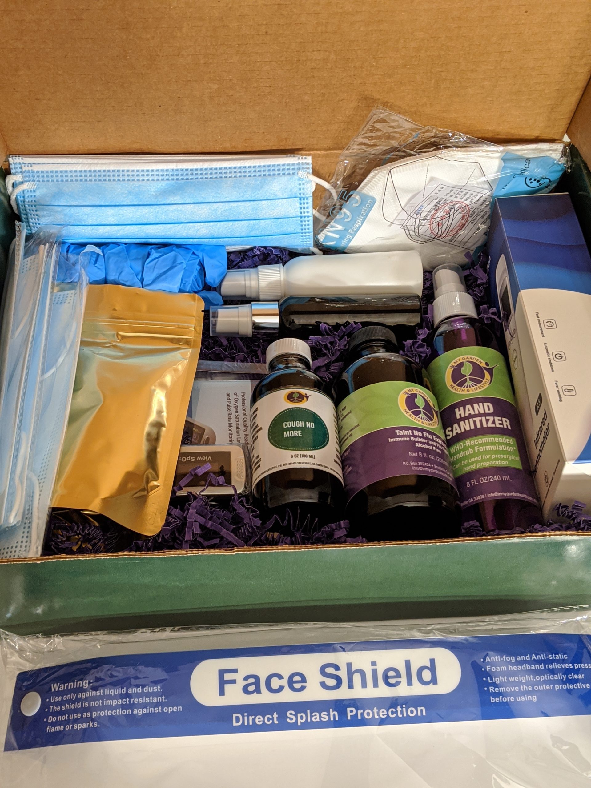 Premium Covid Flu Care Package – In My Garden